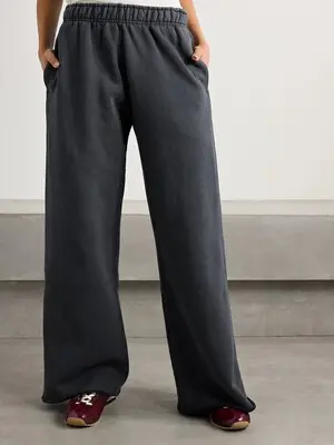 SLVRLAKE Cotton-jersey Track Pants - Black