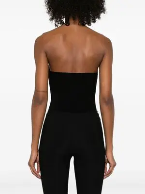 Norma Kamali Mio Bodysuit - Black
