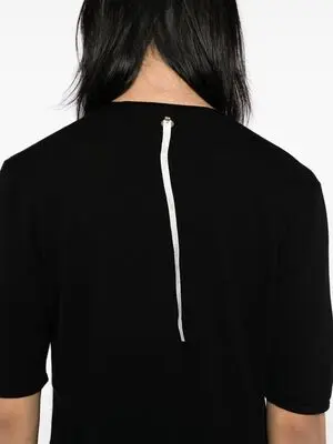 LABEL UNDER CONSTRUCTION Raw Edge T-shirt - Black