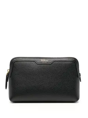 Mulberry Logo-embossed Pouch - Black