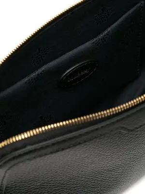 Mulberry Logo-embossed Pouch - Black