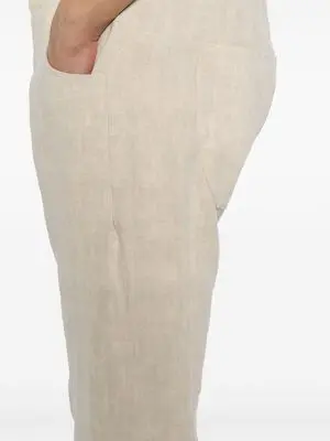 LABEL UNDER CONSTRUCTION Buttoned Trousers - Neutrals