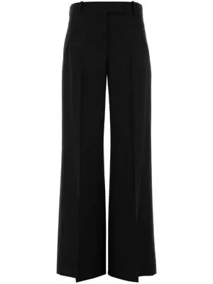 Alexander McQueen Wide-leg Trousers - Black