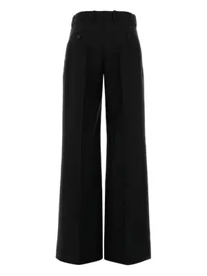 Alexander McQueen Wide-leg Trousers - Black