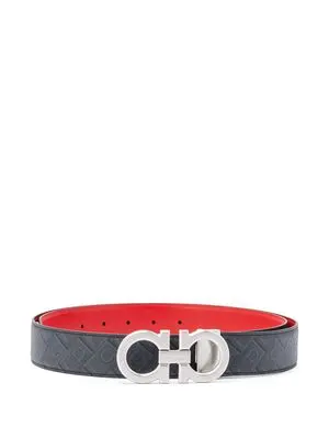 FERRAGAMO Gancini Leather Belt