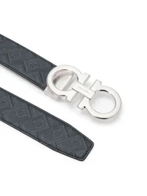 FERRAGAMO Gancini Leather Belt