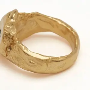 SIMUERO Marea Ring - Gold/blue