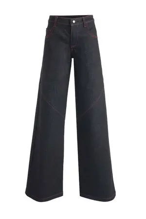 JENDUE Davidson Maxi Skirt - Deep Blue