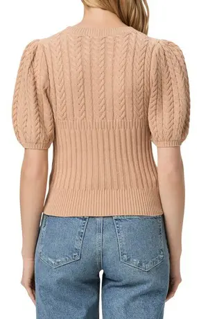 Paige Aeris Ribbed Cable Stitch Top