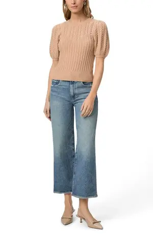 Paige Aeris Ribbed Cable Stitch Top