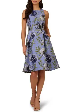 Knee Length Floral Cocktail Dresses