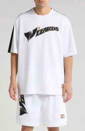 PURPLE BRAND Washington Wizards Mesh T-shirt - White Multi