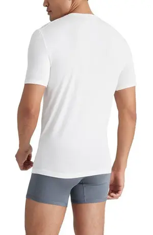 Tommy John 3-pack Second Skin Stay Tucked Crewneck Undershirts - White