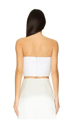 MARIANDREE GAITAN Embellished Pearl Top
