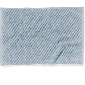 COYUCHI Air Weight® Organic Cotton Bath Mat - Stone Blue