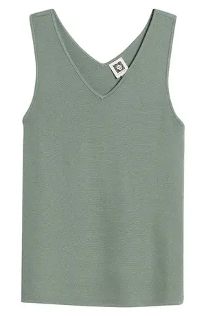Anne Klein Double V-neck Sweater Tank