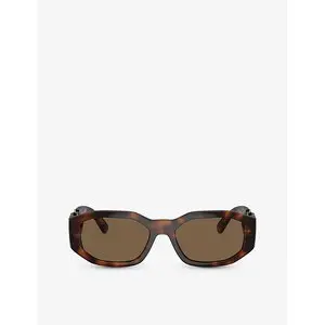Versace Ve4361 Rectangle Sunglasses - Brown