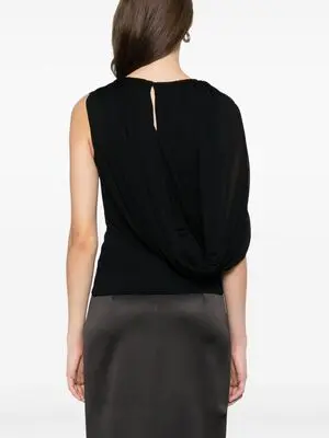 LANVIN Draped Jersey Top