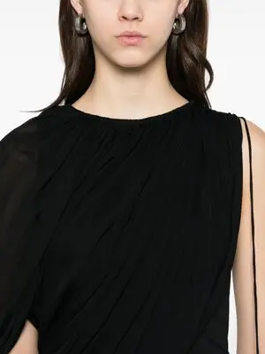 LANVIN Draped Jersey Top