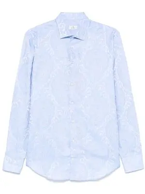 Etro Patterned-jacquard Shirt