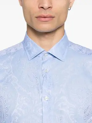 Etro Patterned-jacquard Shirt