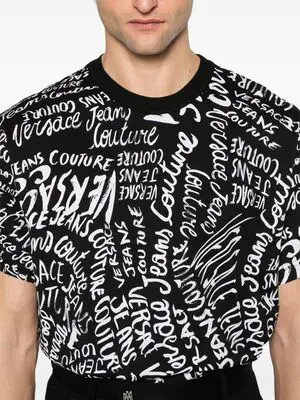 Versace Logomania T-shirt - Black