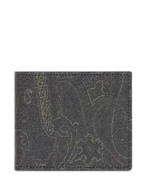 Etro Paisley-print Wallet - Black
