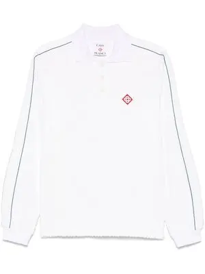 Casablanca Monogram-pattern Polo Shirt