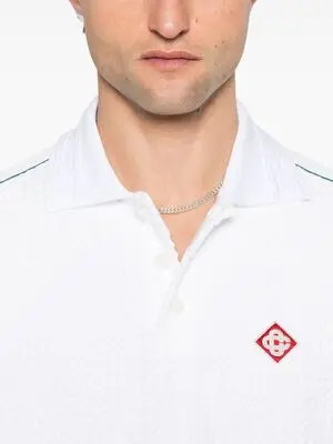 Casablanca Monogram-pattern Polo Shirt