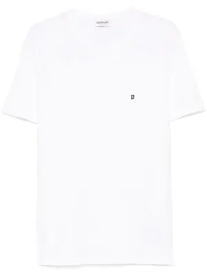 DONDUP Rubberised Logo-print T-shirt - White