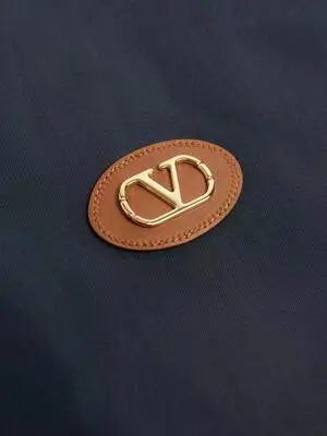 Valentino Garavani Vlogo Bomber Jacket - Blue
