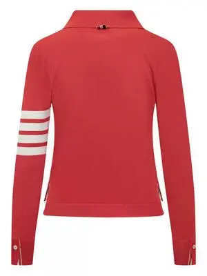 Thom Browne 4-bar Polo Shirt - Red