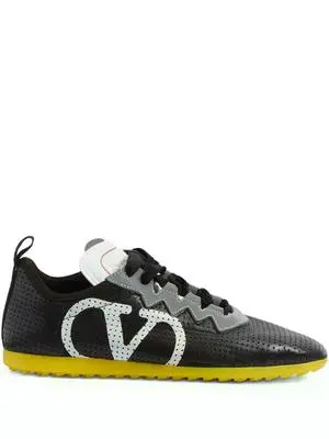 Valentino Garavani Chromathon Perforated Sneakers - Black