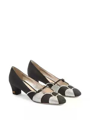 Valentino Garavani 45mm Bowow Embellished Pumps