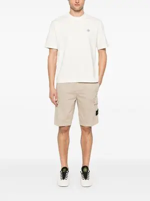 Stone Island Compass-badge Cargo Shorts - Neutrals