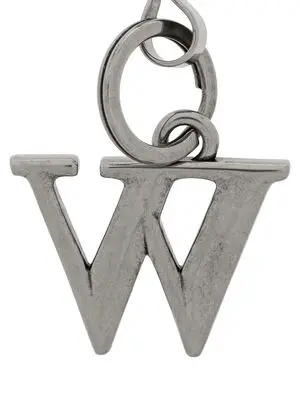 Balenciaga Letter-charm Keyring