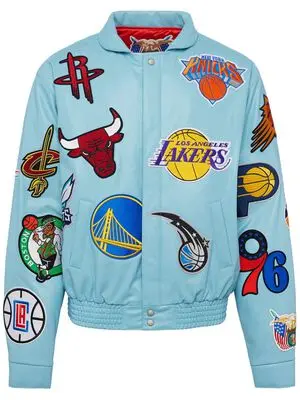 JEFF HAMILTON Nba Collage Jacket - Blue