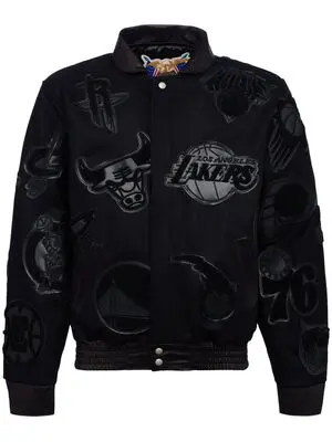 JEFF HAMILTON Nba Collage Jacket - Black