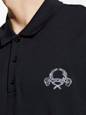 Moschino Cotton Polo Shirt - Black