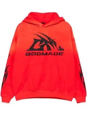 GODMADE Logo Print Hoodie