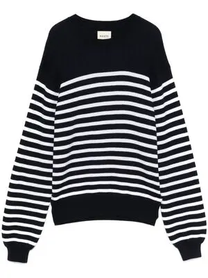 Khaite Viola Striped Sweater - Blue