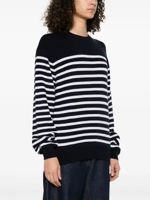 Khaite Viola Striped Sweater - Blue