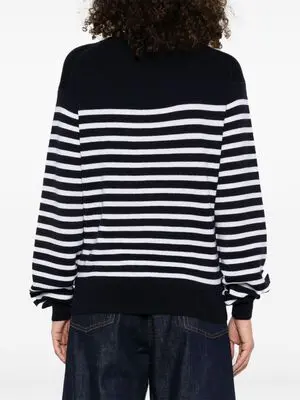 Khaite Viola Striped Sweater - Blue