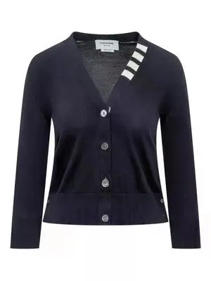 Thom Browne Jersey Stitch 4-bar Cardigan