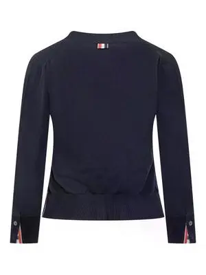 Thom Browne Jersey Stitch 4-bar Cardigan