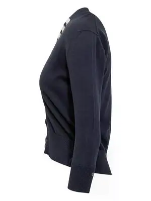 Thom Browne Jersey Stitch 4-bar Cardigan