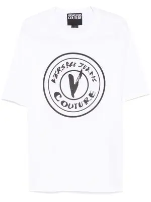 Versace V-emblem T-shirt - White
