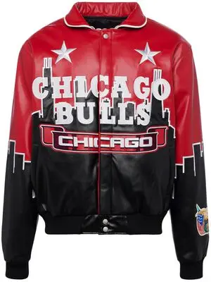 JEFF HAMILTON X Chicago Bulls Skyline Jacket - Red