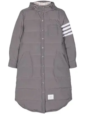 Thom Browne Side-stripe Detail Padded Coat