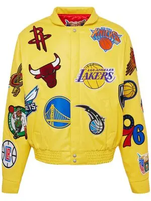 JEFF HAMILTON Nba Collage Jacket - Yellow